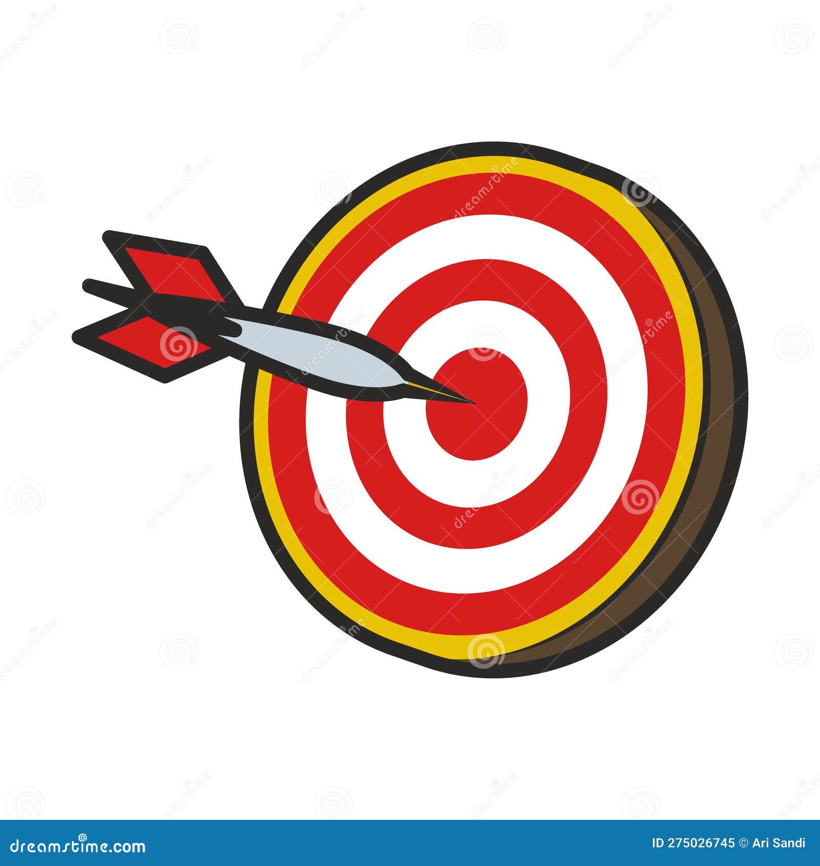 Focus on Business Target. Business Icon Illustration Stock Vector ...