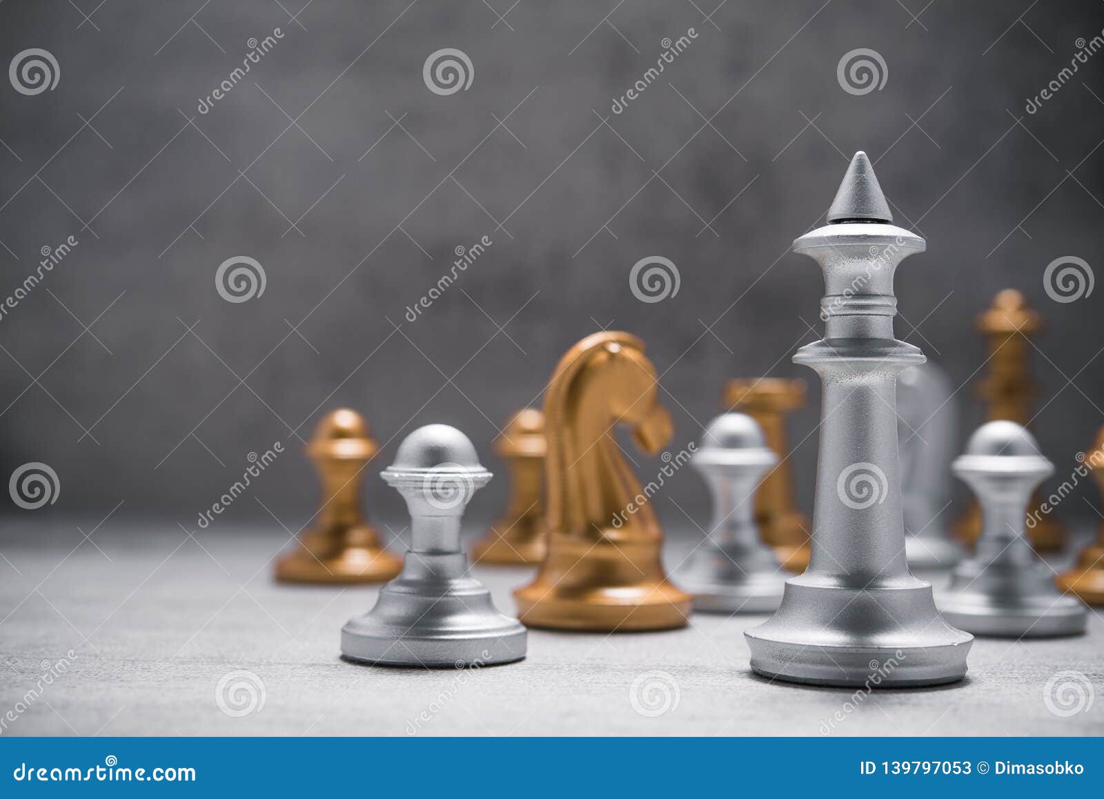 Focus on the chess king stock image. Image of move, challenge - 139797053