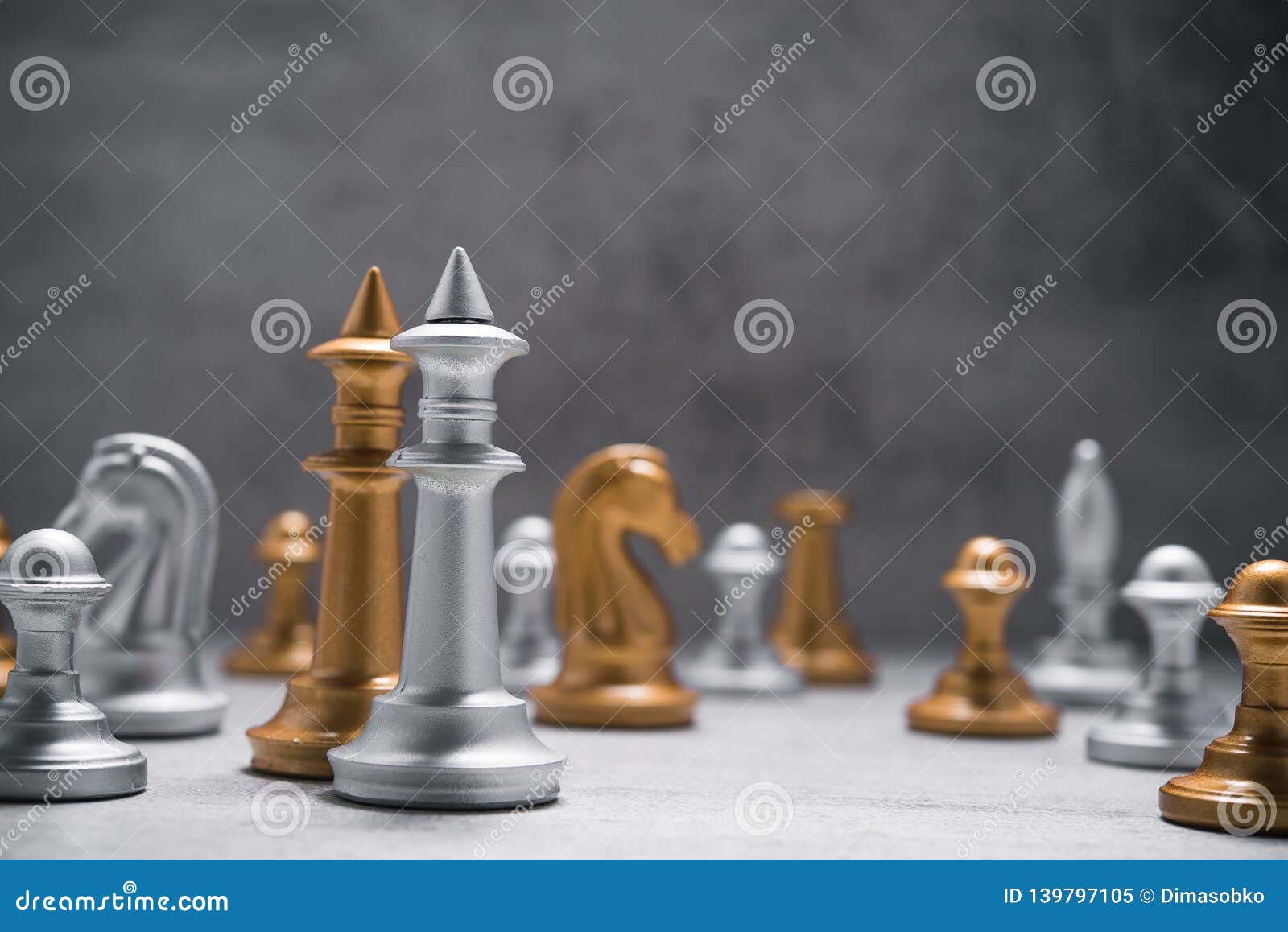 Focus on the chess king stock image. Image of victory - 139797105