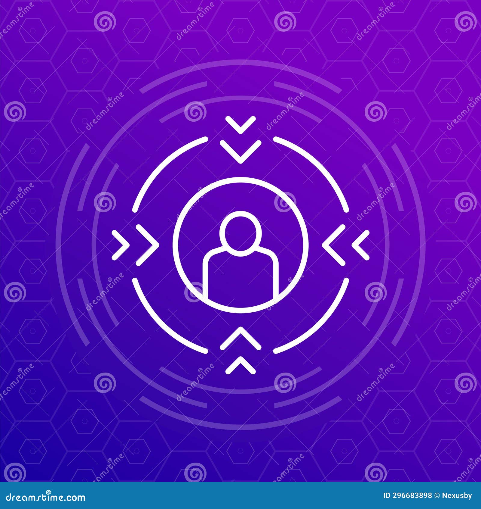 Focus On Client Icon, Customer Centricity Vector | CartoonDealer.com ...