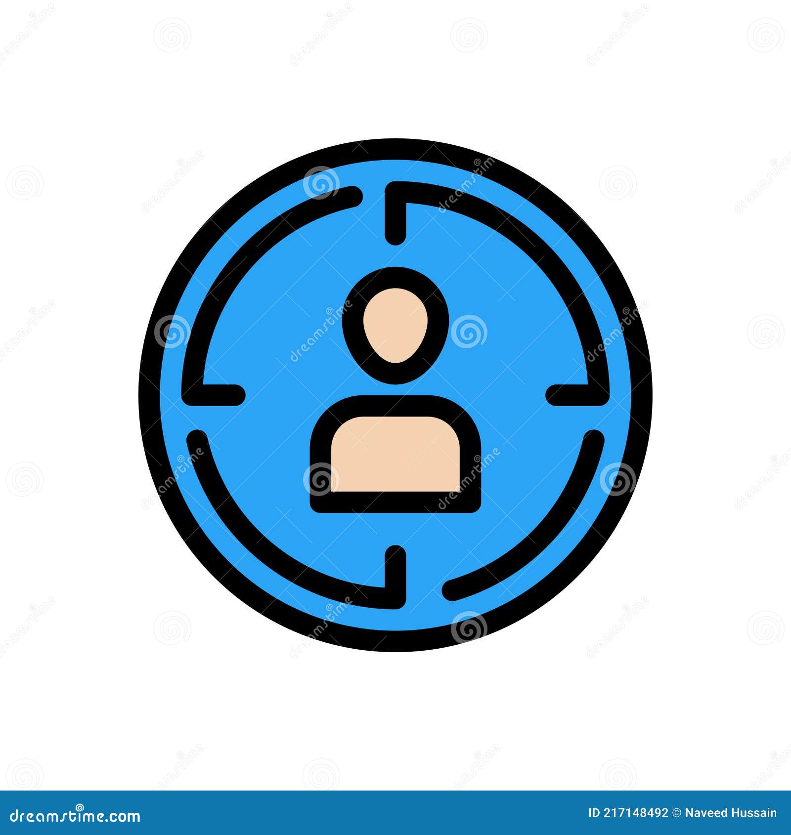 Focus On Client Icons, Customer Centricity Vector | CartoonDealer.com ...