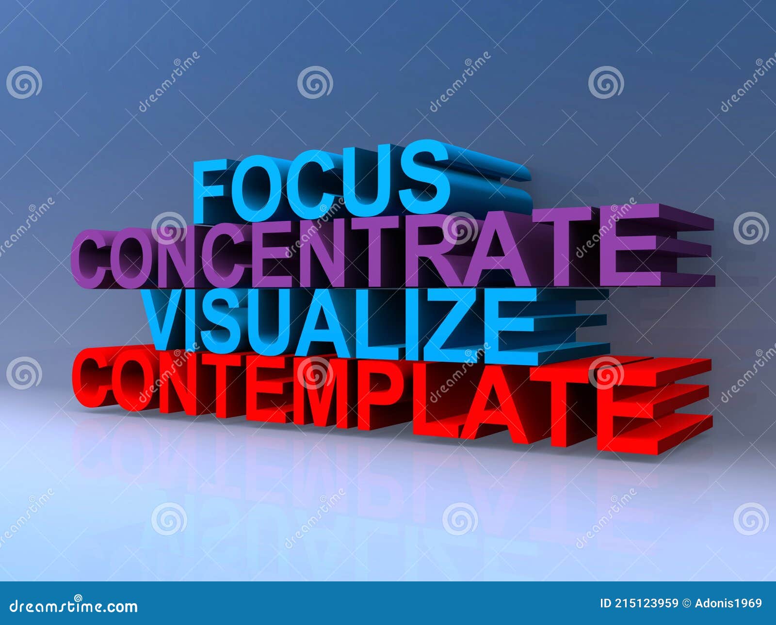 Concentrate Visualize Stock Illustrations – 8 Concentrate Visualize ...