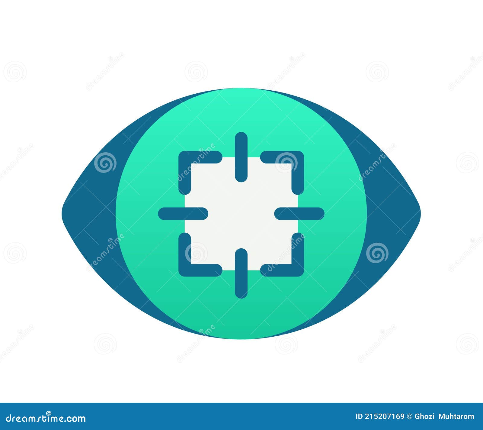 Focus Concentration Sharpen Attention Single Isolated Icon with ...