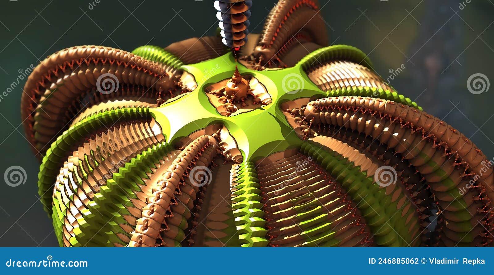 In The Focus-3D Computer Render Virtual Scene Stock Photography ...