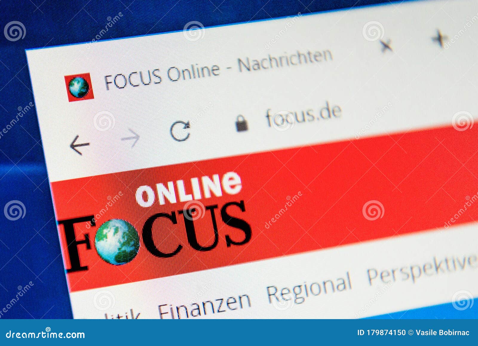 Focus.de Web Site. Selective Focus. Editorial Image - Image of website ...