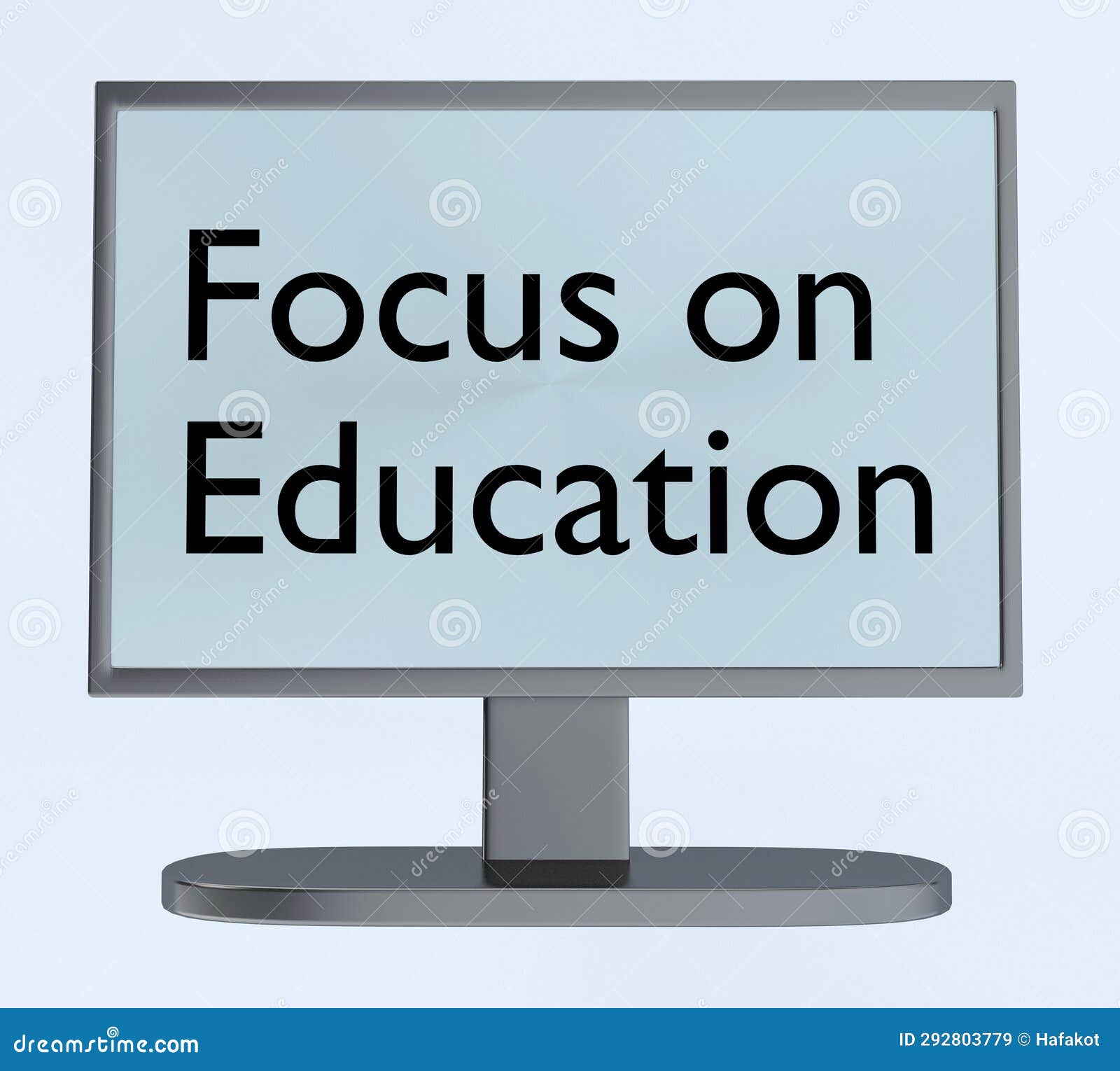 Focus on Education concept stock illustration. Illustration of ...