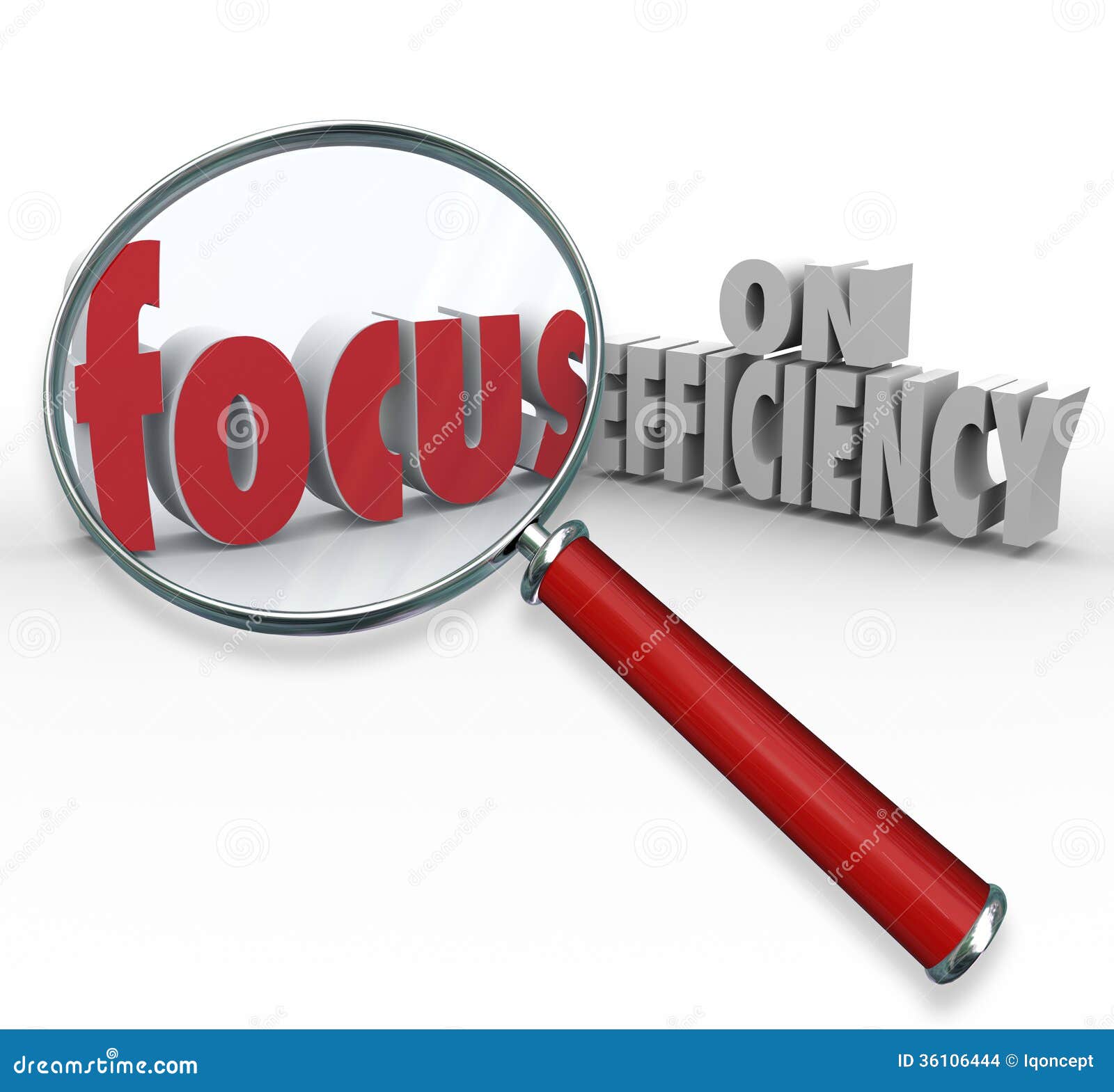 Focus On Efficiency Magnifying Glass Searching Effective Ideas Stock ... Focus On Efficiency Magnifying Glass Searching Effective Ideas Stock ...