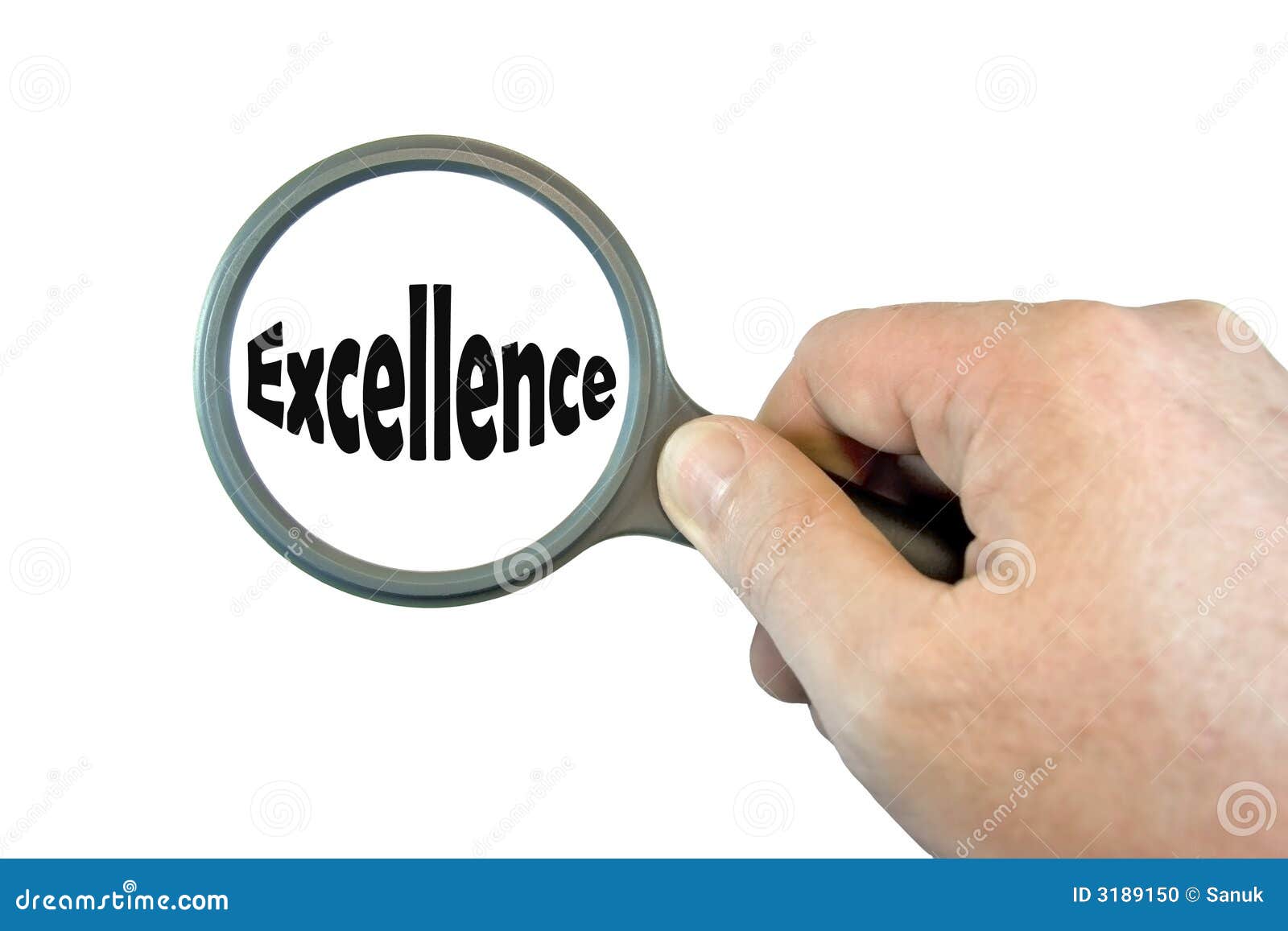 Focus on Excellence stock photo. Image of magnify, business - 3189150
