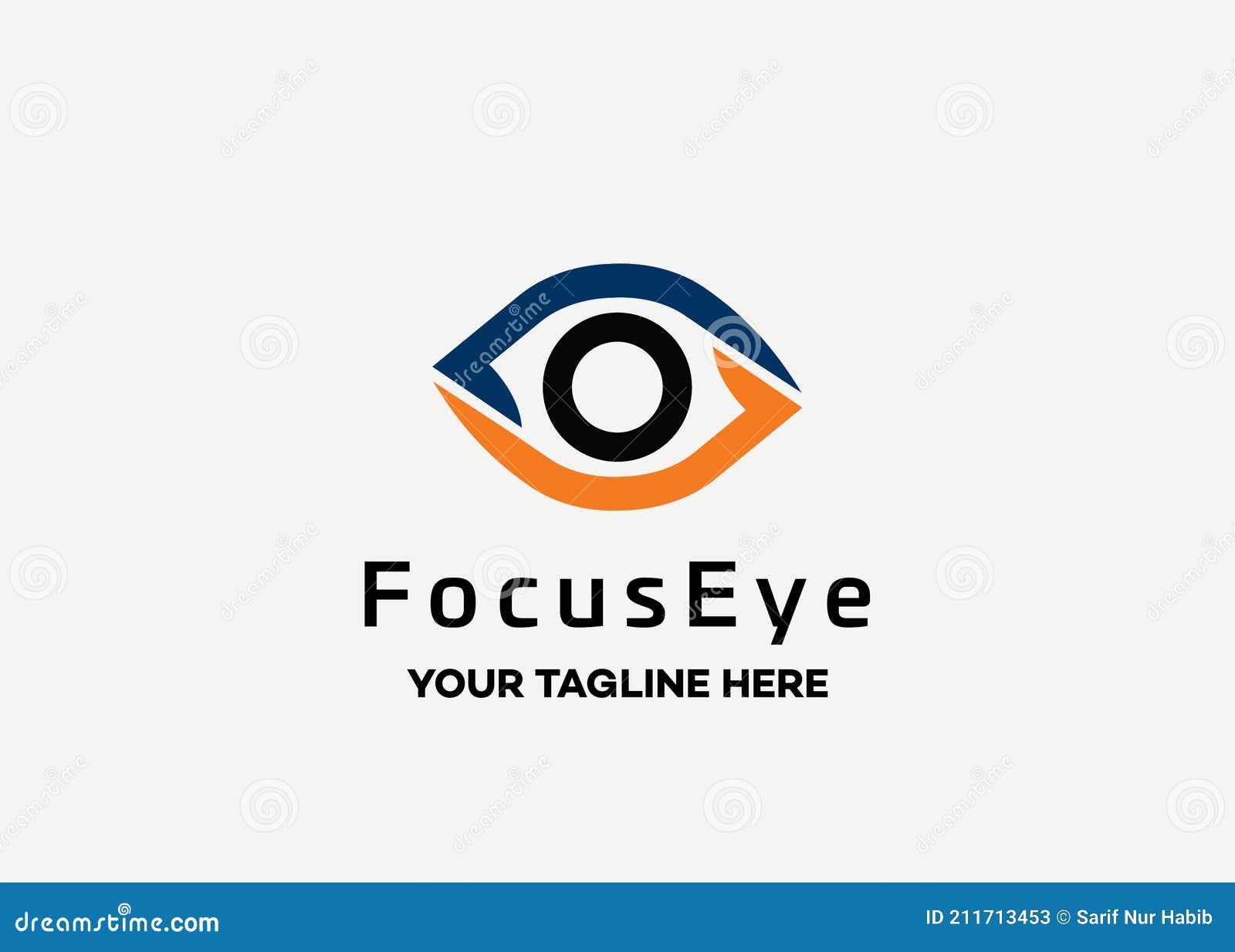 Focus Eye Logo Design Template Stock Vector - Illustration of creative ...