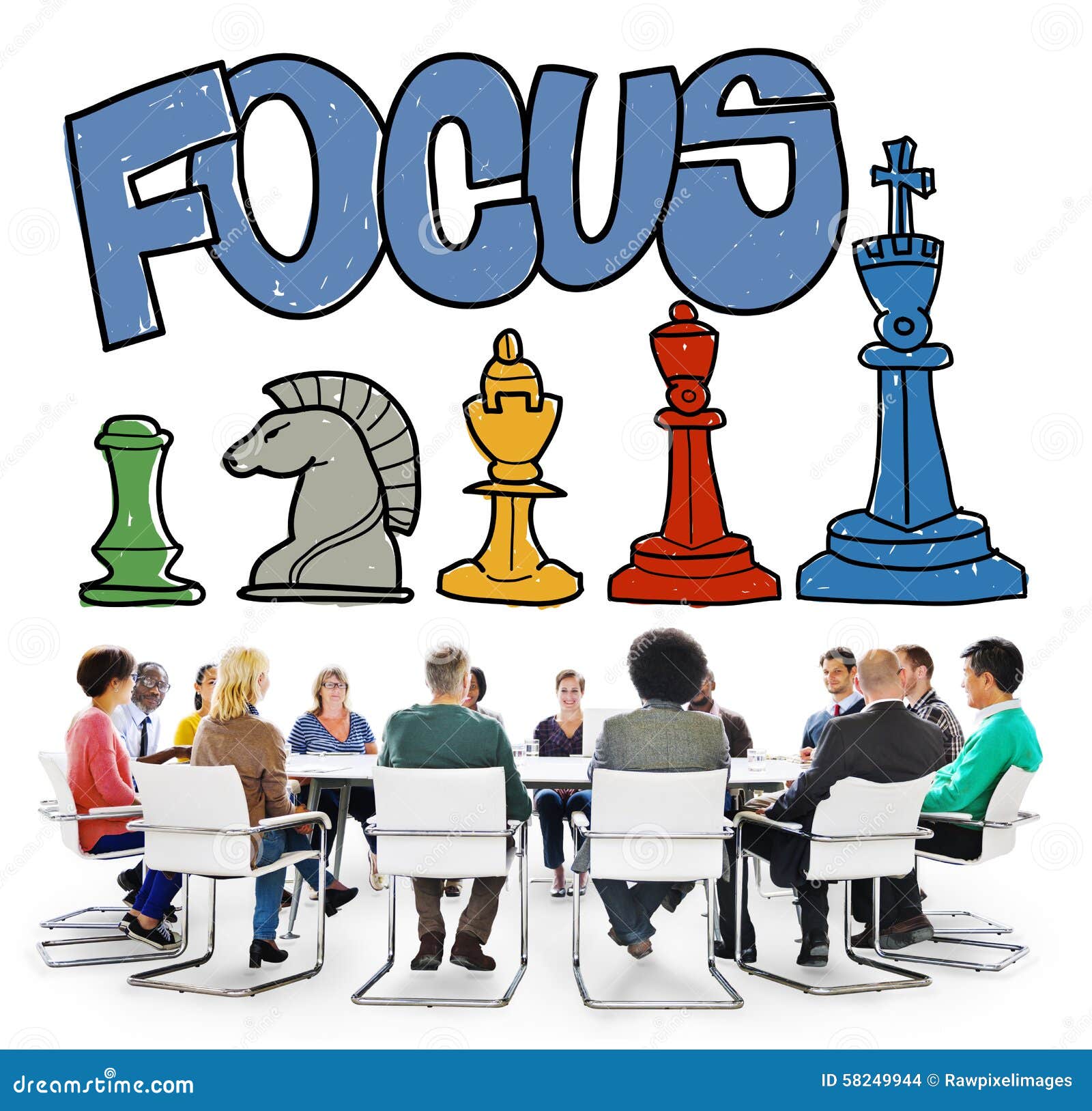 Focus Focal Concentration Attention Concept Stock Photo - Image of goal ...