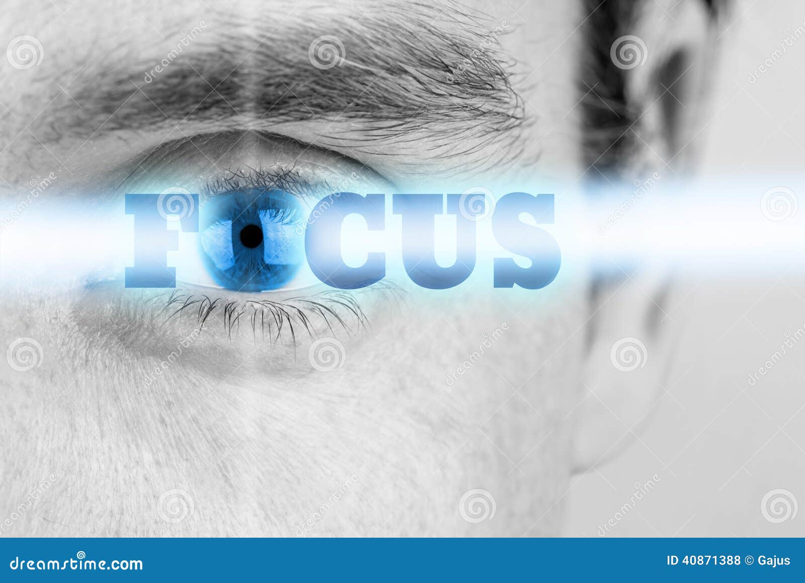 Focus stock photo. Image of concentration, direction - 40871388