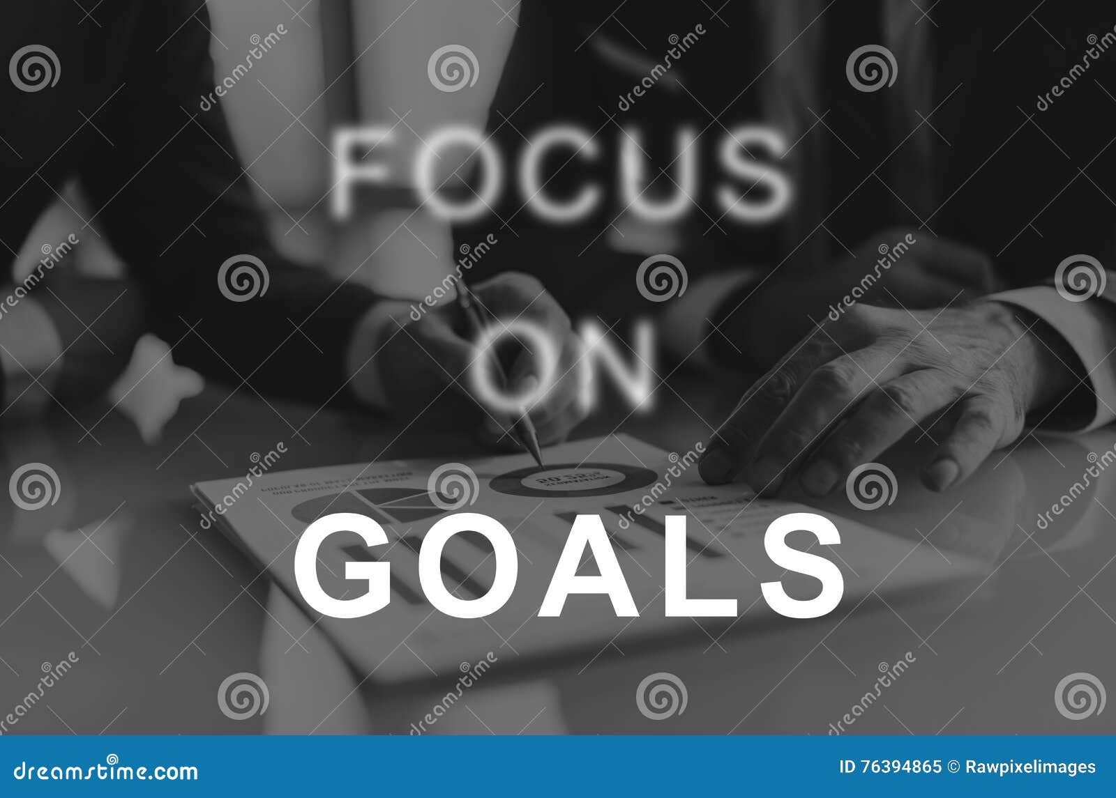 Focus On Goals With Office Background Royalty-Free Stock Photography ...