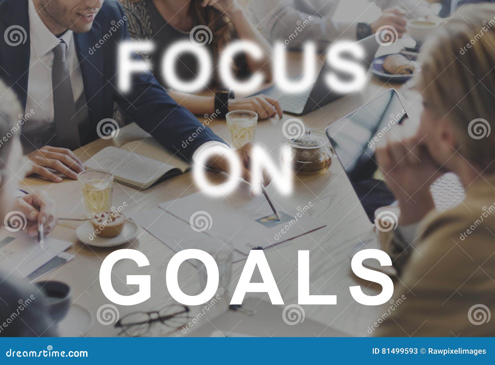 Focus On Goals With Office Background Royalty-Free Stock Photography ...