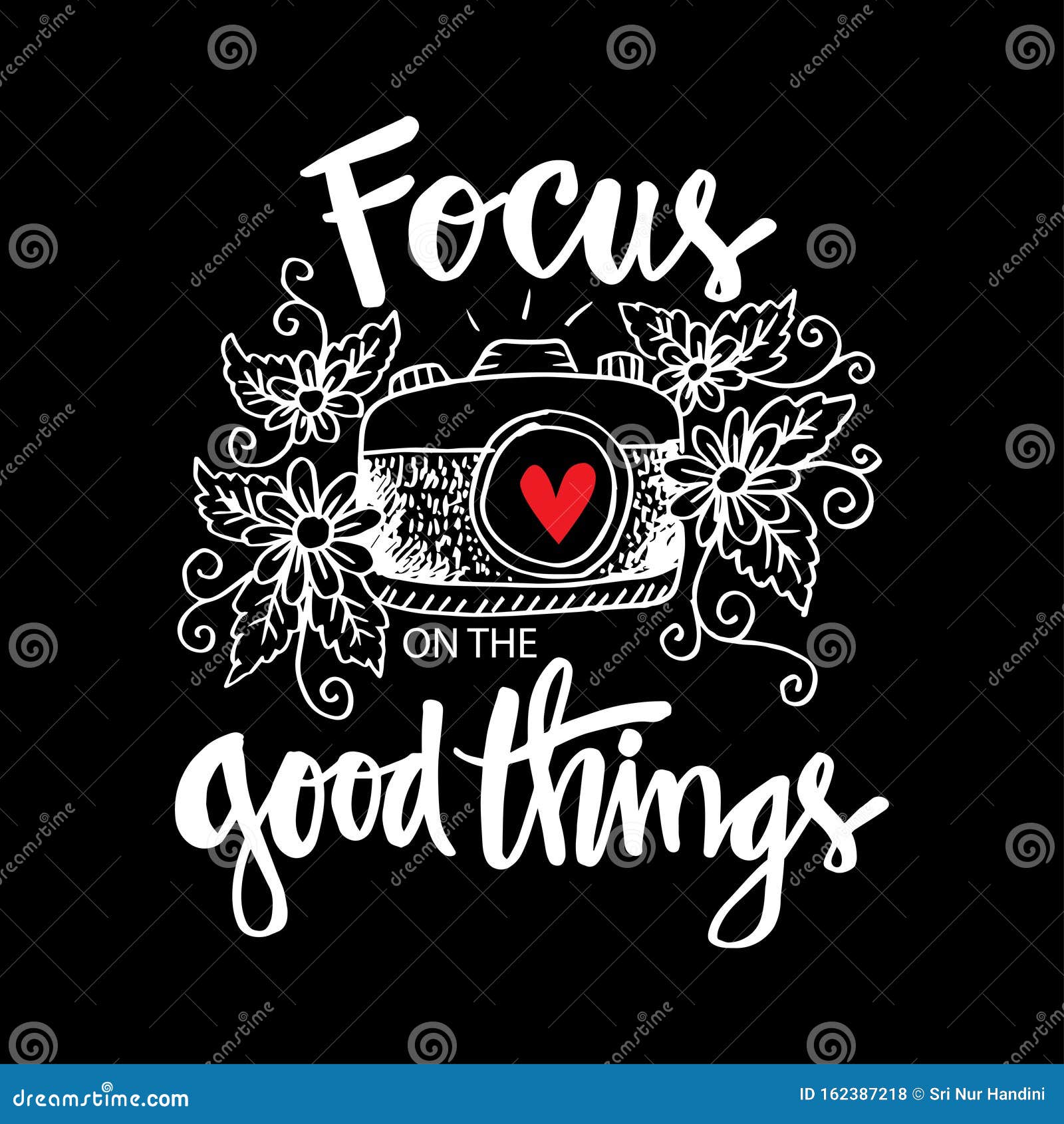 Focus on the good things. stock illustration. Illustration of ... Focus on the good things. stock illustration. Illustration of ...