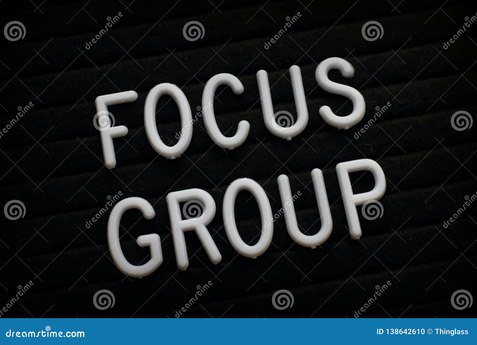 Focus Group Announcement on a Notice Board Stock Photo - Image of ...