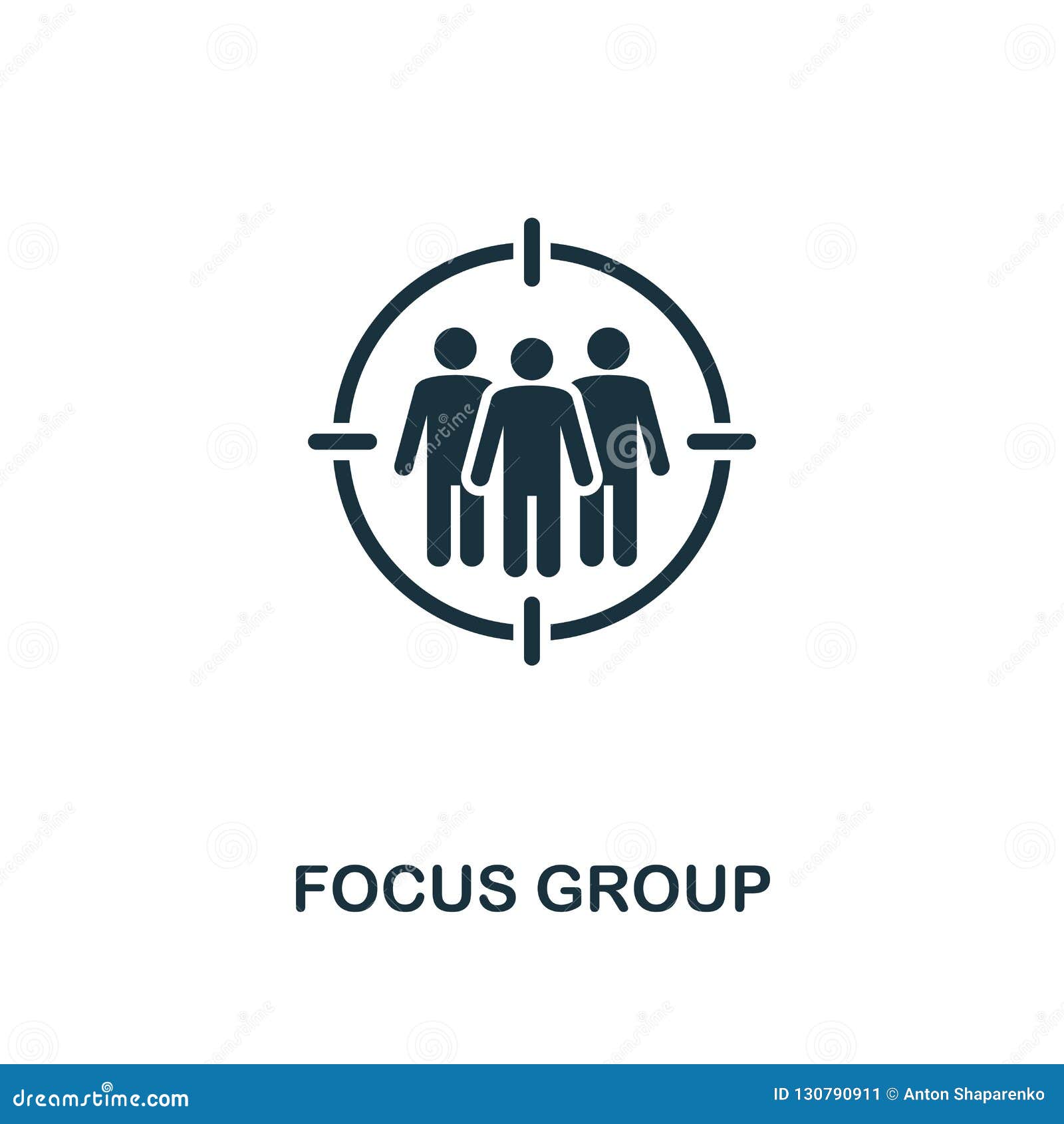Focus Group Icon. Premium Style Design from Advertising Icon Collection ...