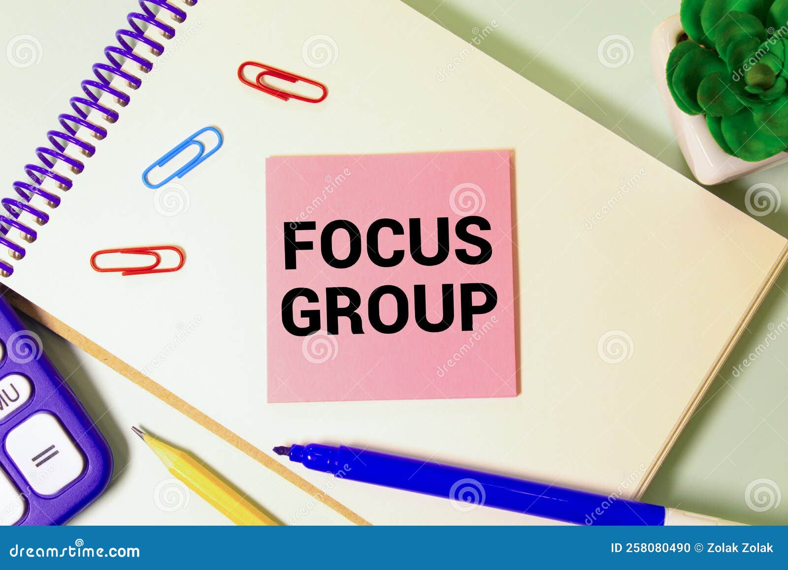Focus Group Text Write on Paper, Business Concept Stock Photo - Image ...