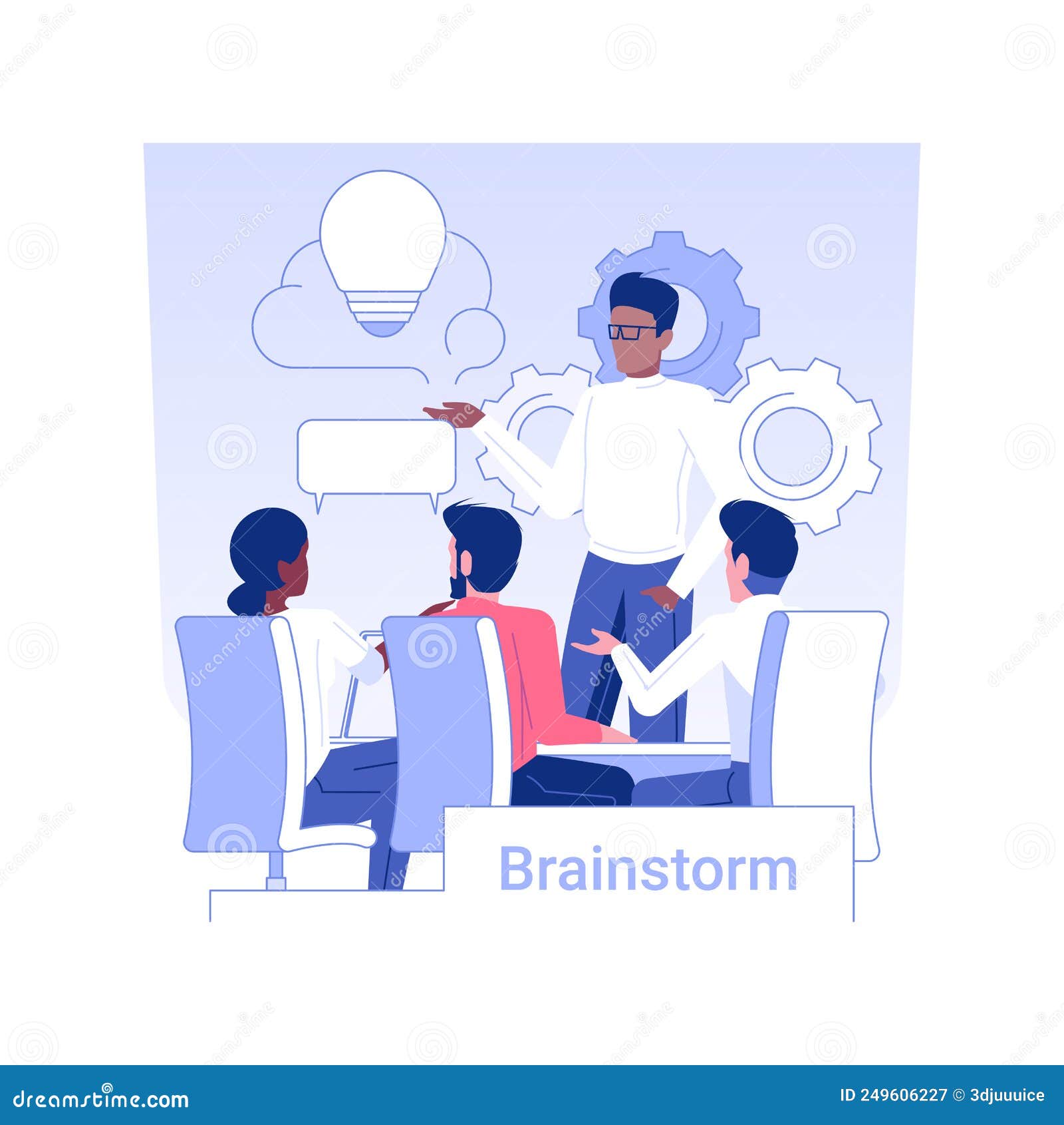 Focus Groups Isolated Concept Vector Illustration. Stock Vector ...