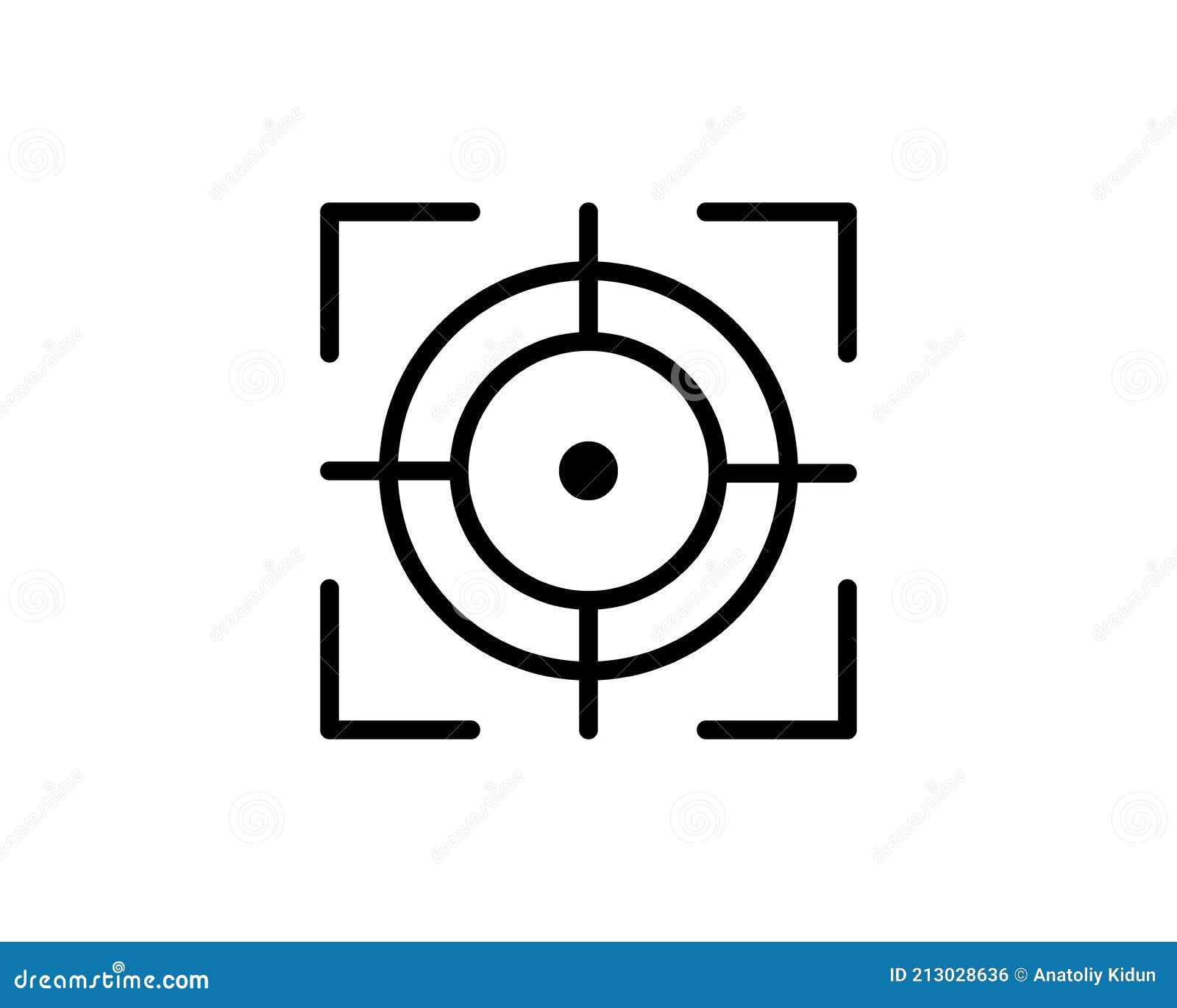 Focus Icon. High Quality Filled Focus Icon on White Background. from ...