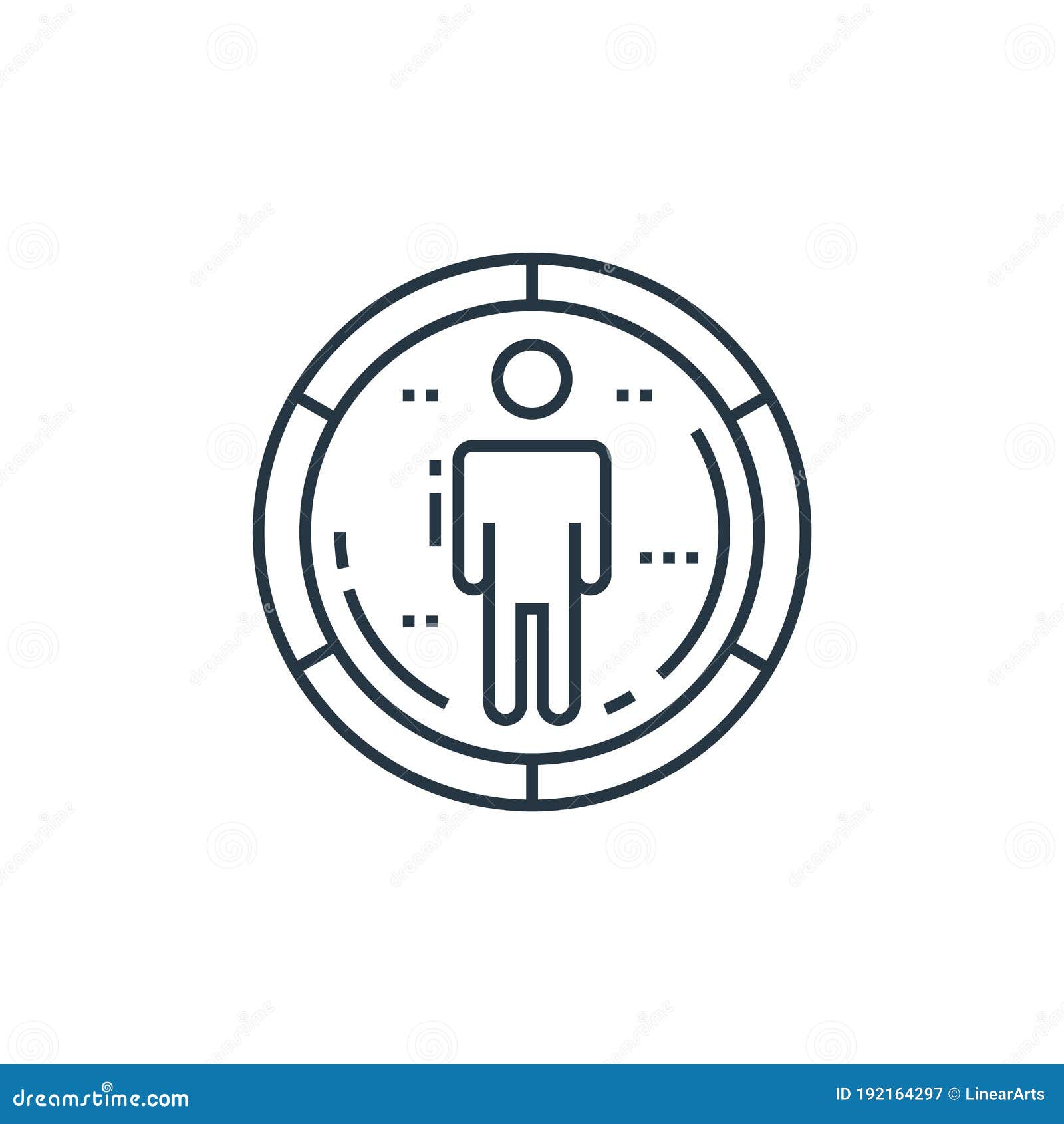 Focus Icon Vector from Data Analysis Concept. Thin Line Illustration of ...