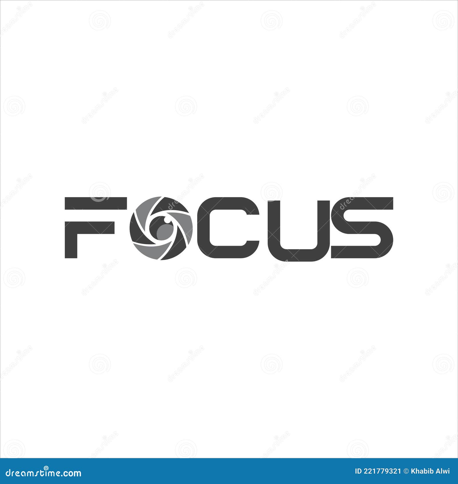 Focus logo stock vector. Illustration of logo, center - 221779321