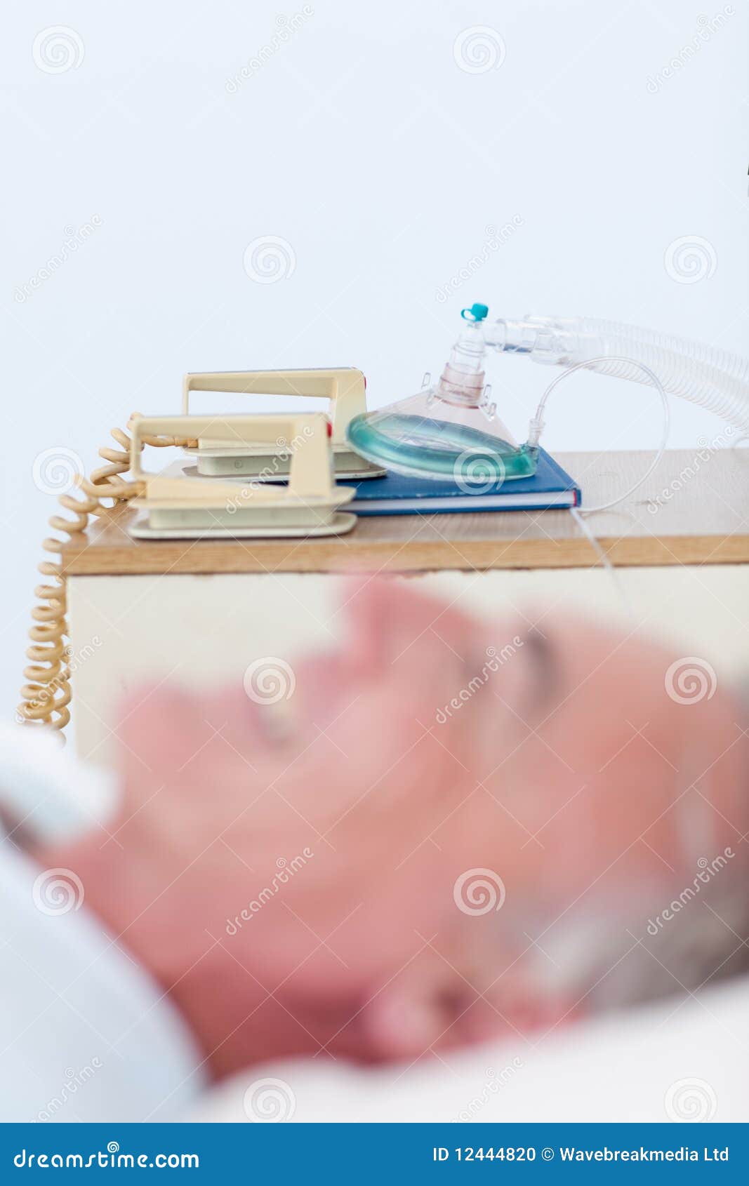 Focus on Medical Resuscitation Equipment Stock Photo - Image of oxygen ...