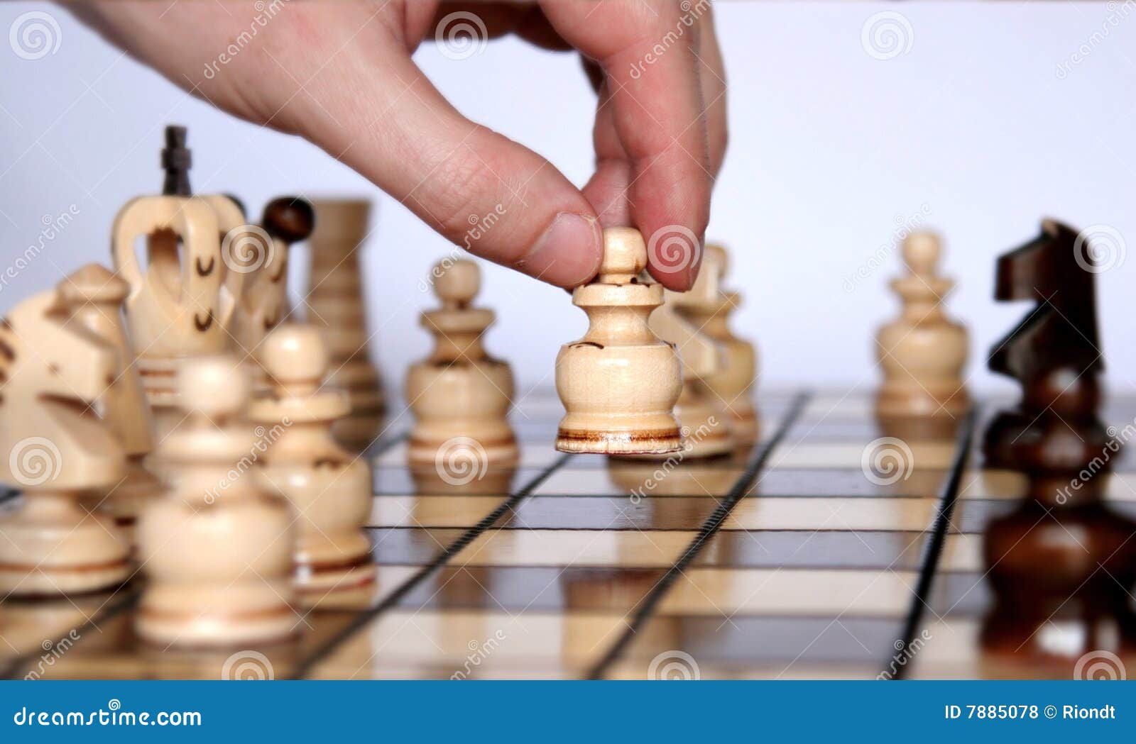 Focus on a movement stock photo. Image of chess, movemnet - 7885078