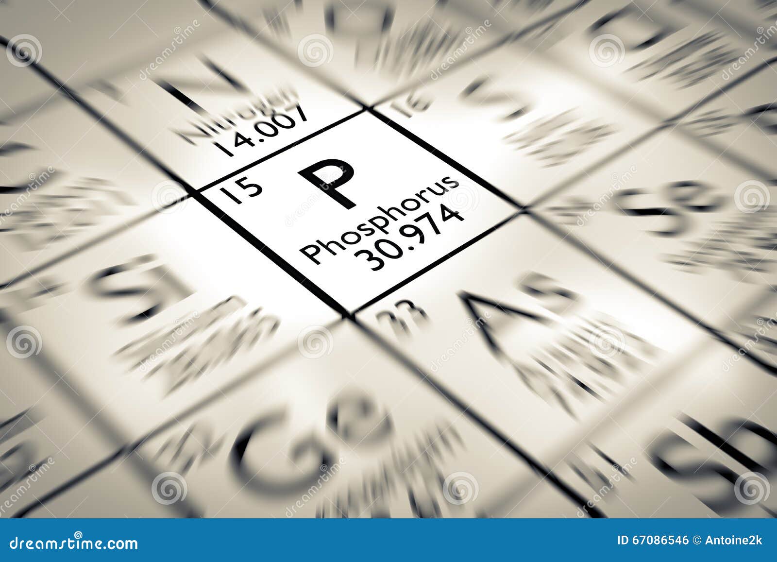 Focus on Phosphorus Chemical Element Stock Photo - Image of periodic ...