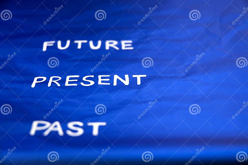 Focus on present timing stock image. Image of sign, idea - 45676967