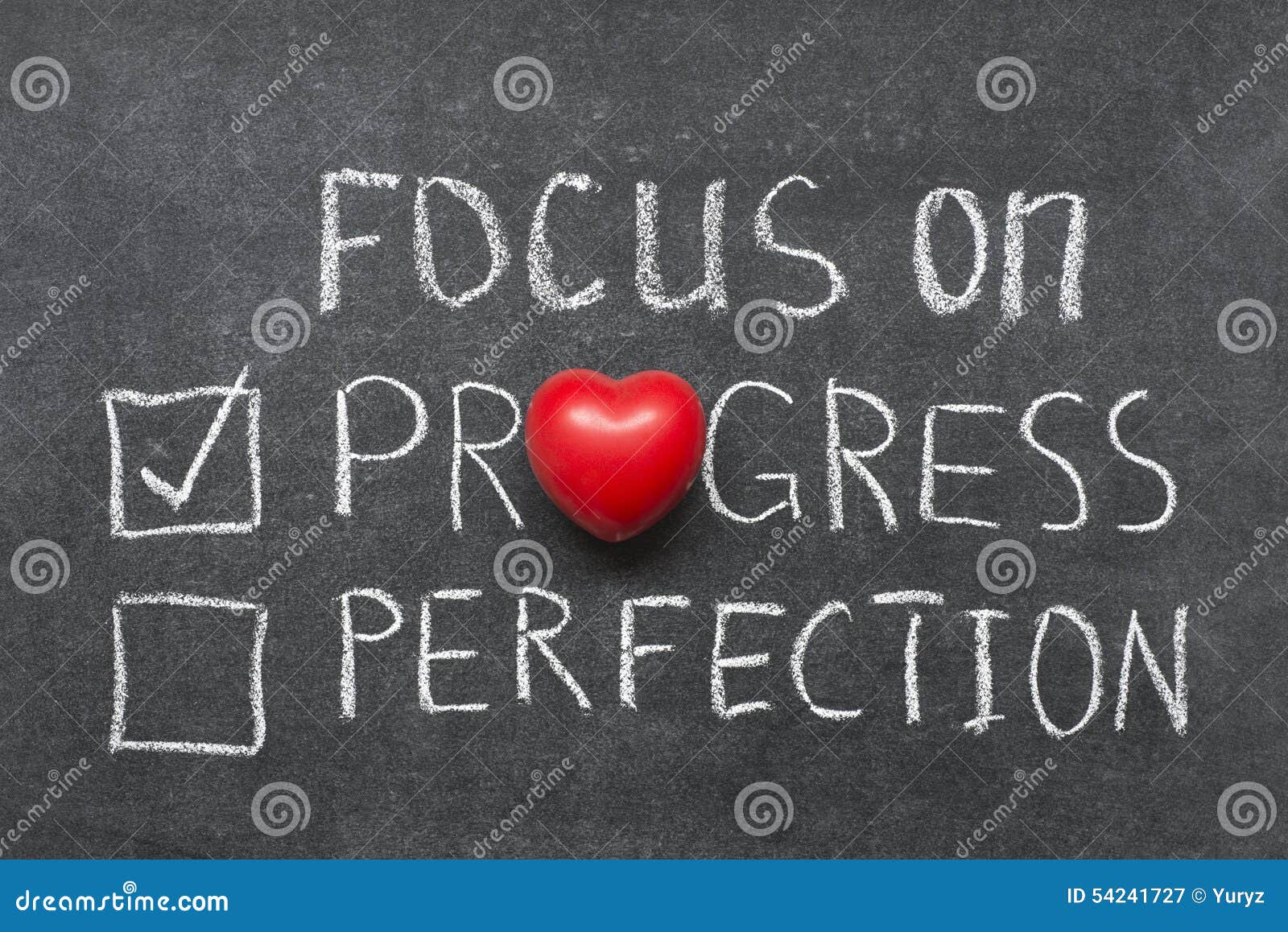 Focus on progress stock image. Image of handwritten, concentration ...