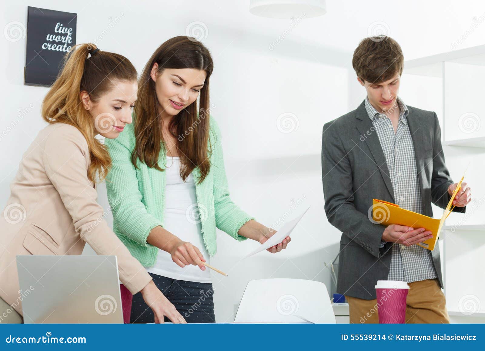 Focus on the project stock photo. Image of focusing, discuss - 55539214