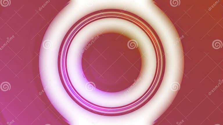 Focus Pull and Zoom through an Abstract Camera Lens. Motion. Blinking ...