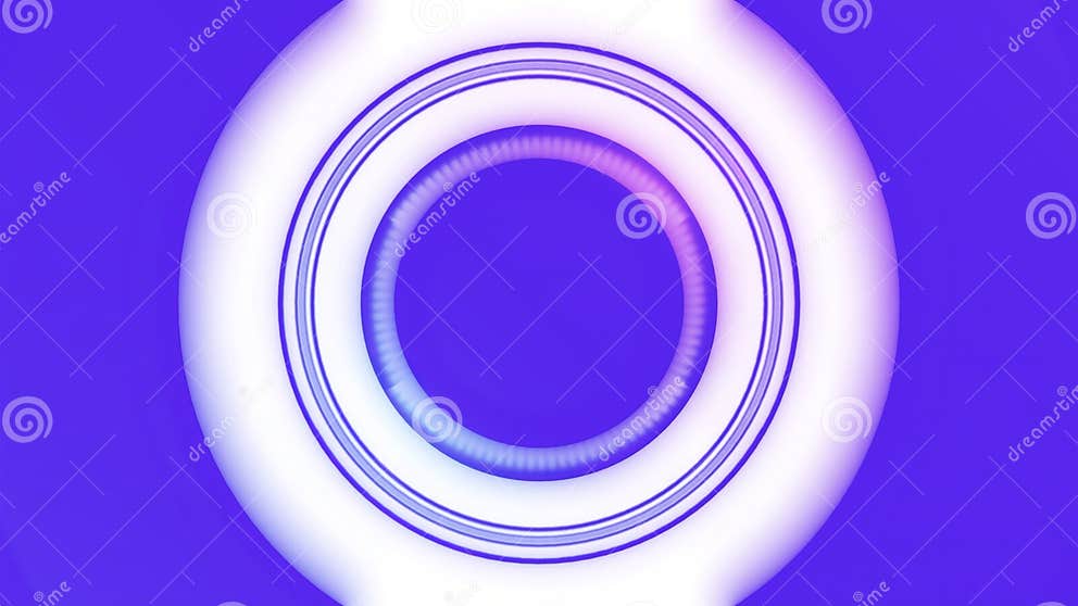 Focus Pull and Zoom through an Abstract Camera Lens. Motion. Blinking ...