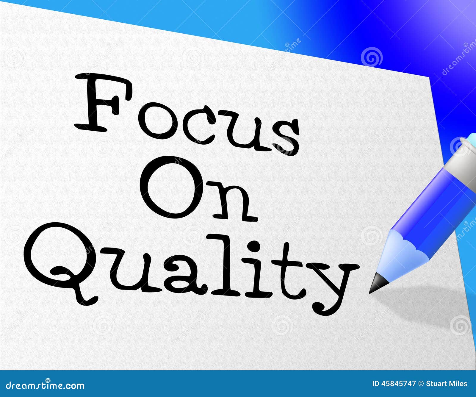 Focus on Quality Represents Approved Certify and Approval Stock ...