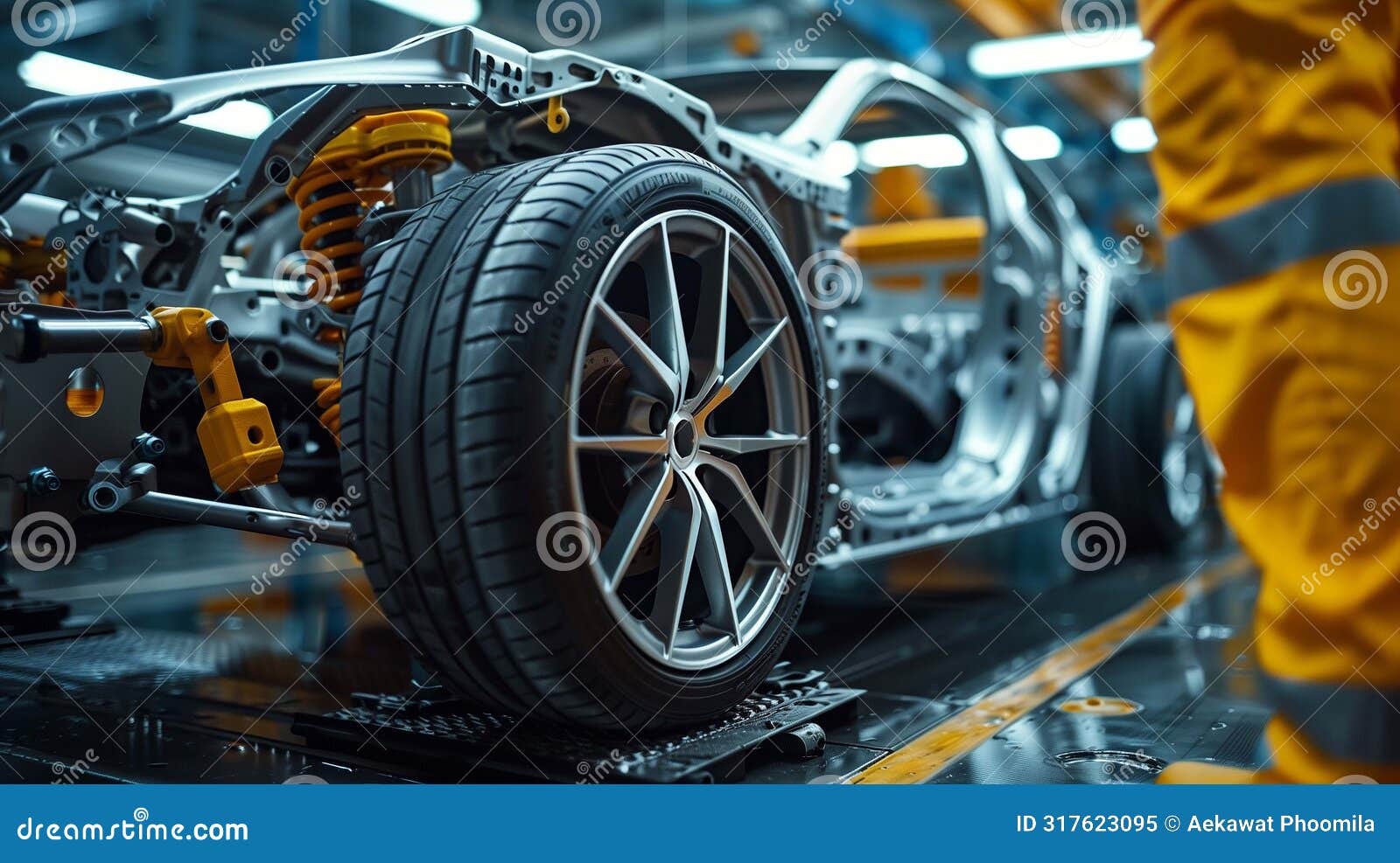 Every Curve and Angle of the Car Frame Structure is Meticulously ...