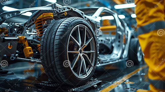 Every Curve and Angle of the Car Frame Structure is Meticulously ...