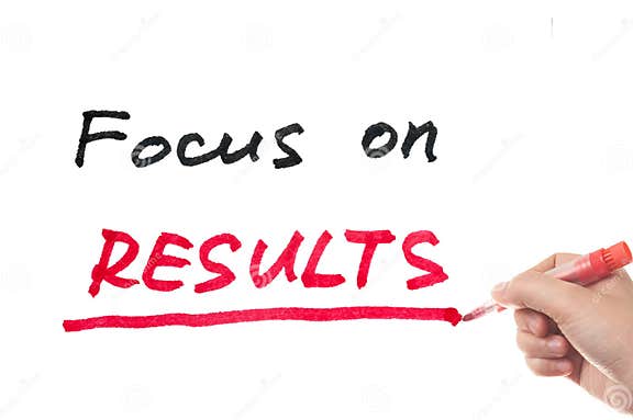 Focus on results stock image. Image of success, motivate - 38367925