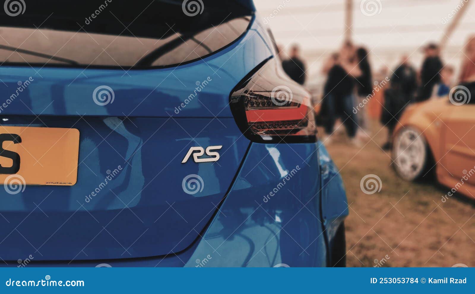Focus RS rear lamp editorial stock image. Image of bumper - 253053784