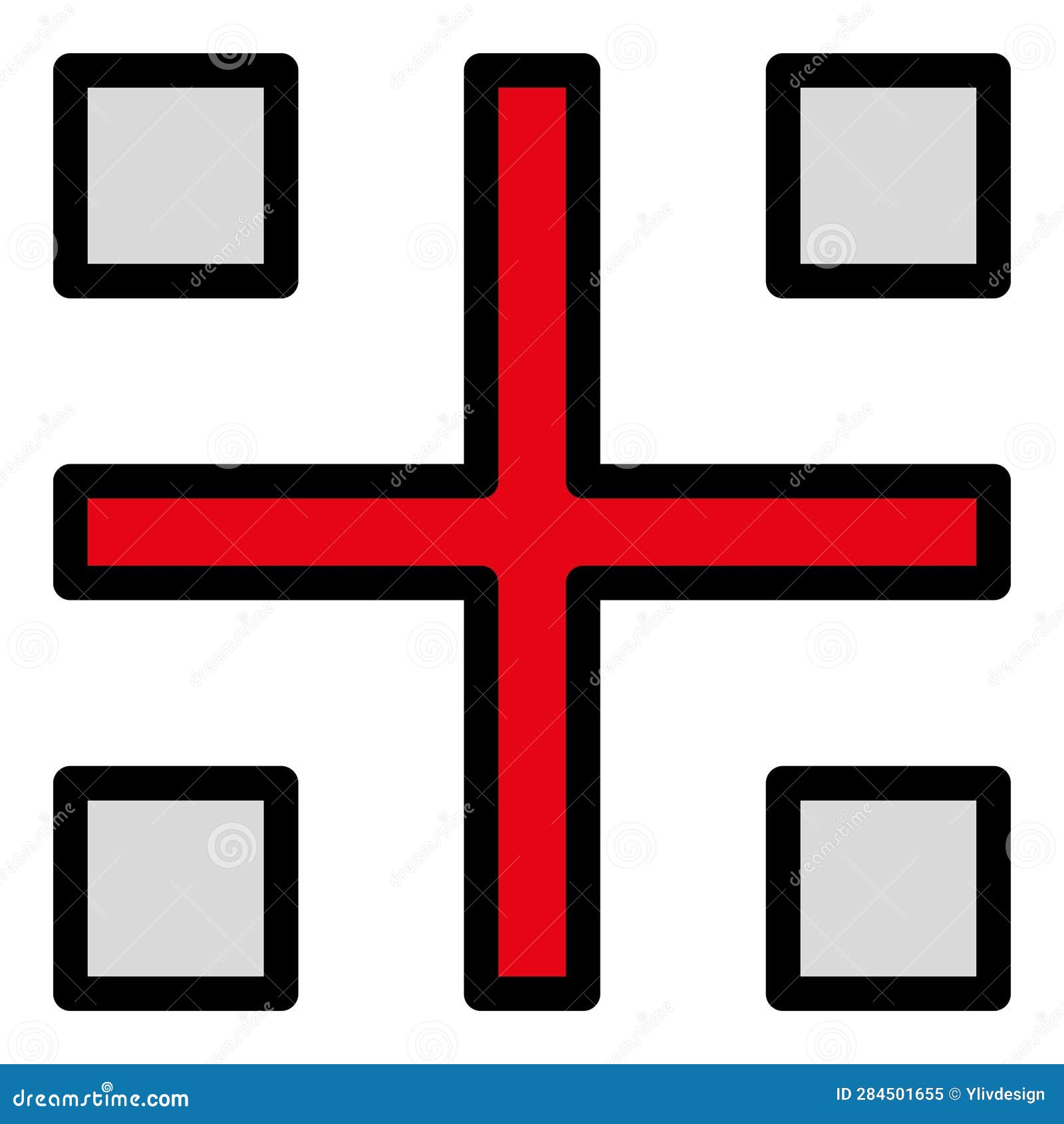 Focus Scanning Icon Vector Flat Stock Vector - Illustration of video ...