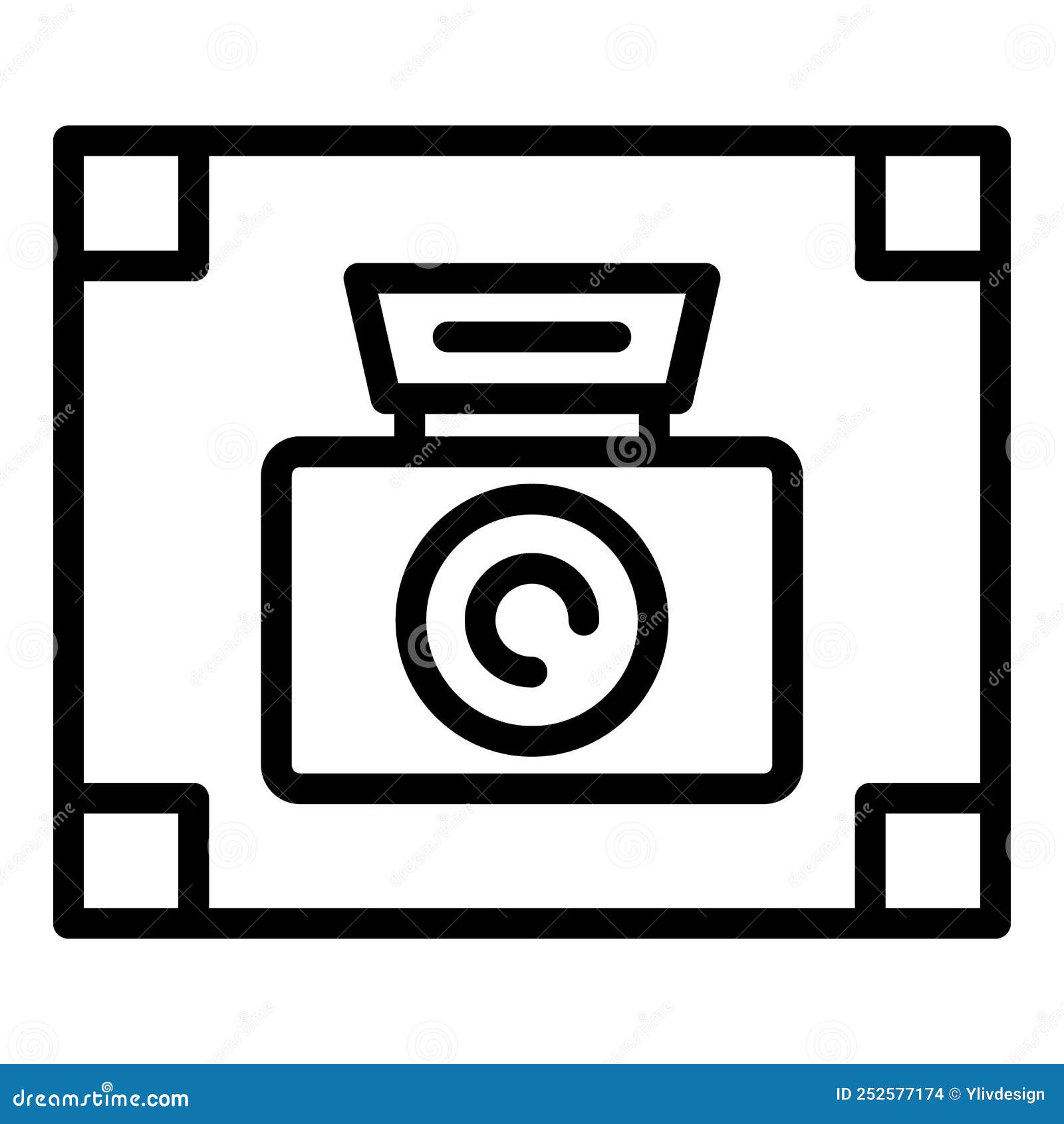 Screenshot Icon Vector From Px User Interface Collection. Thin Line ...