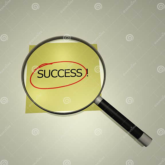 Focus on Success stock illustration. Illustration of success - 12700175