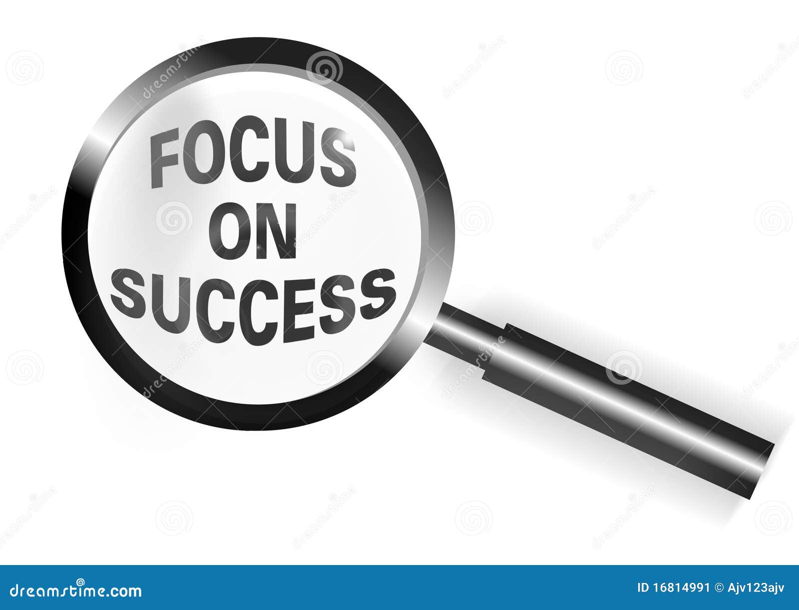 Focus on Success stock illustration. Illustration of look - 16814991