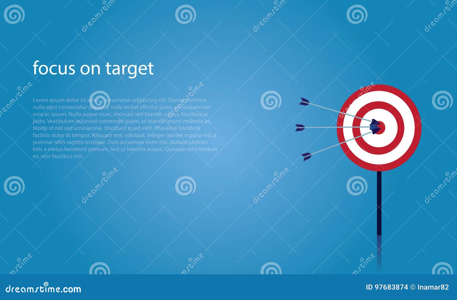 Focus on Target Business Goals Concept Stock Vector - Illustration of ... Focus on Target Business Goals Concept Stock Vector - Illustration of ...