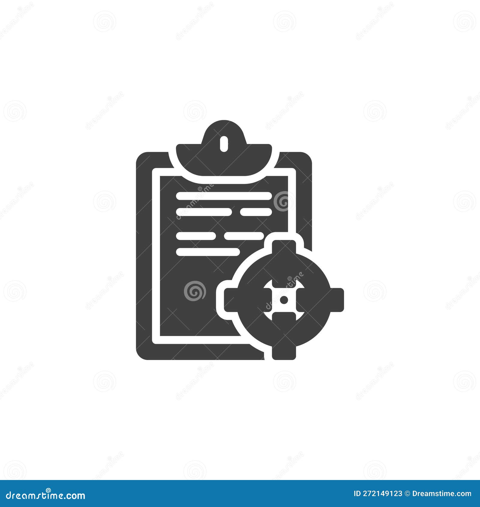Focus task vector icon stock vector. Illustration of management - 272149123