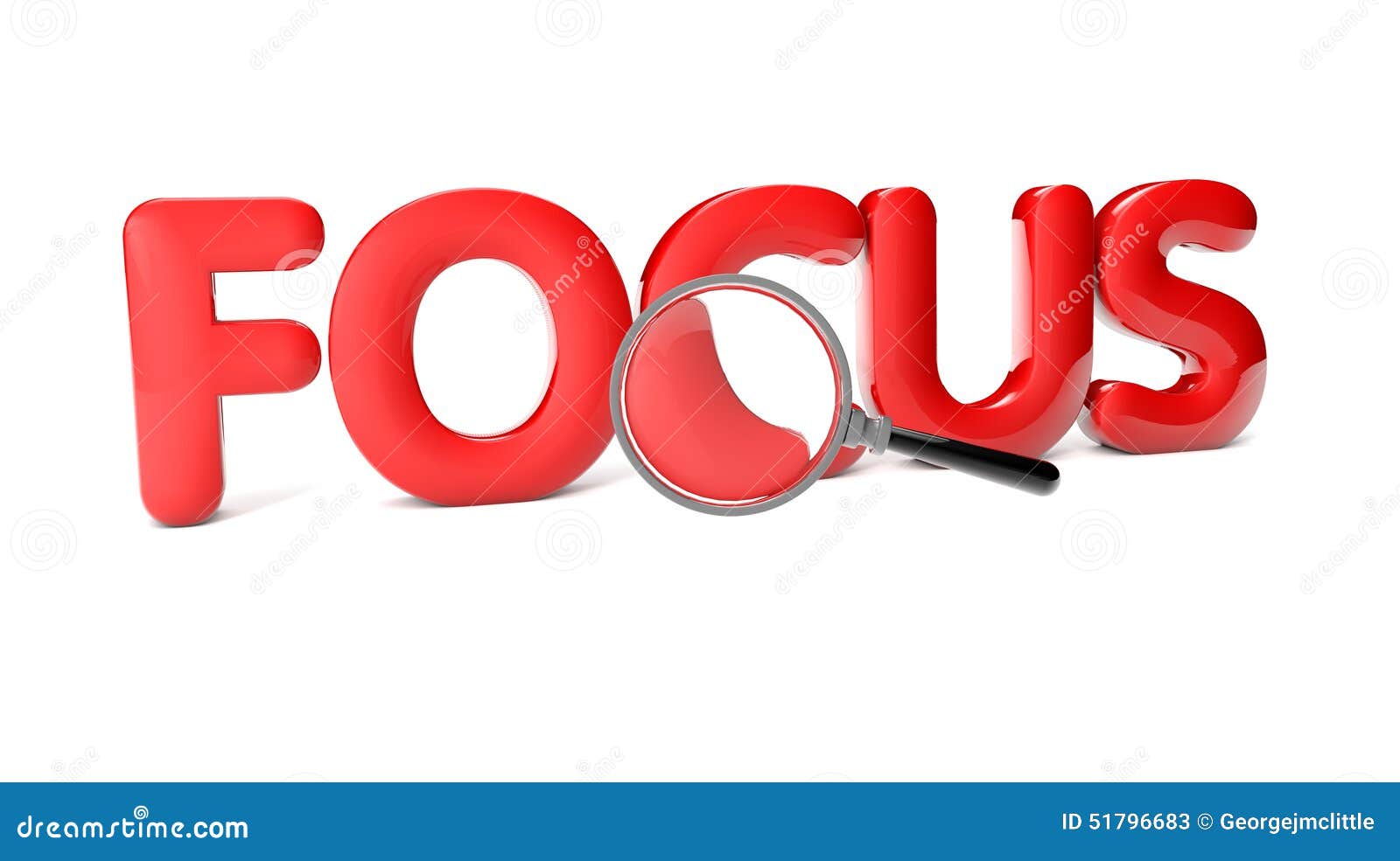 Focus stock illustration. Illustration of render, business - 51796683