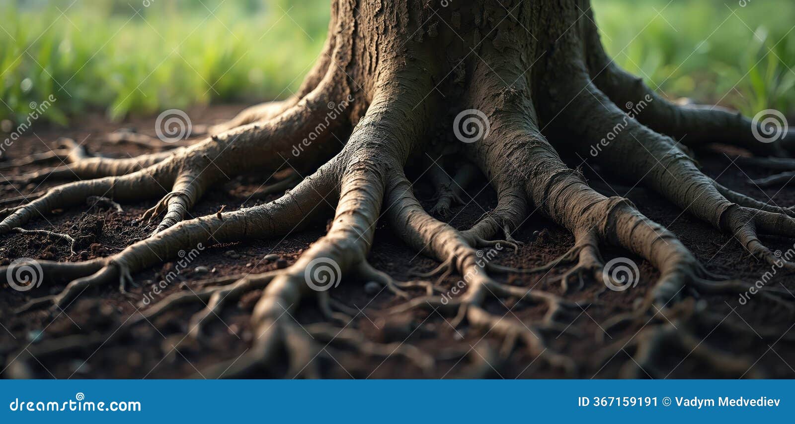 Taproot System And Fibrous Root System Vector Illustration ...