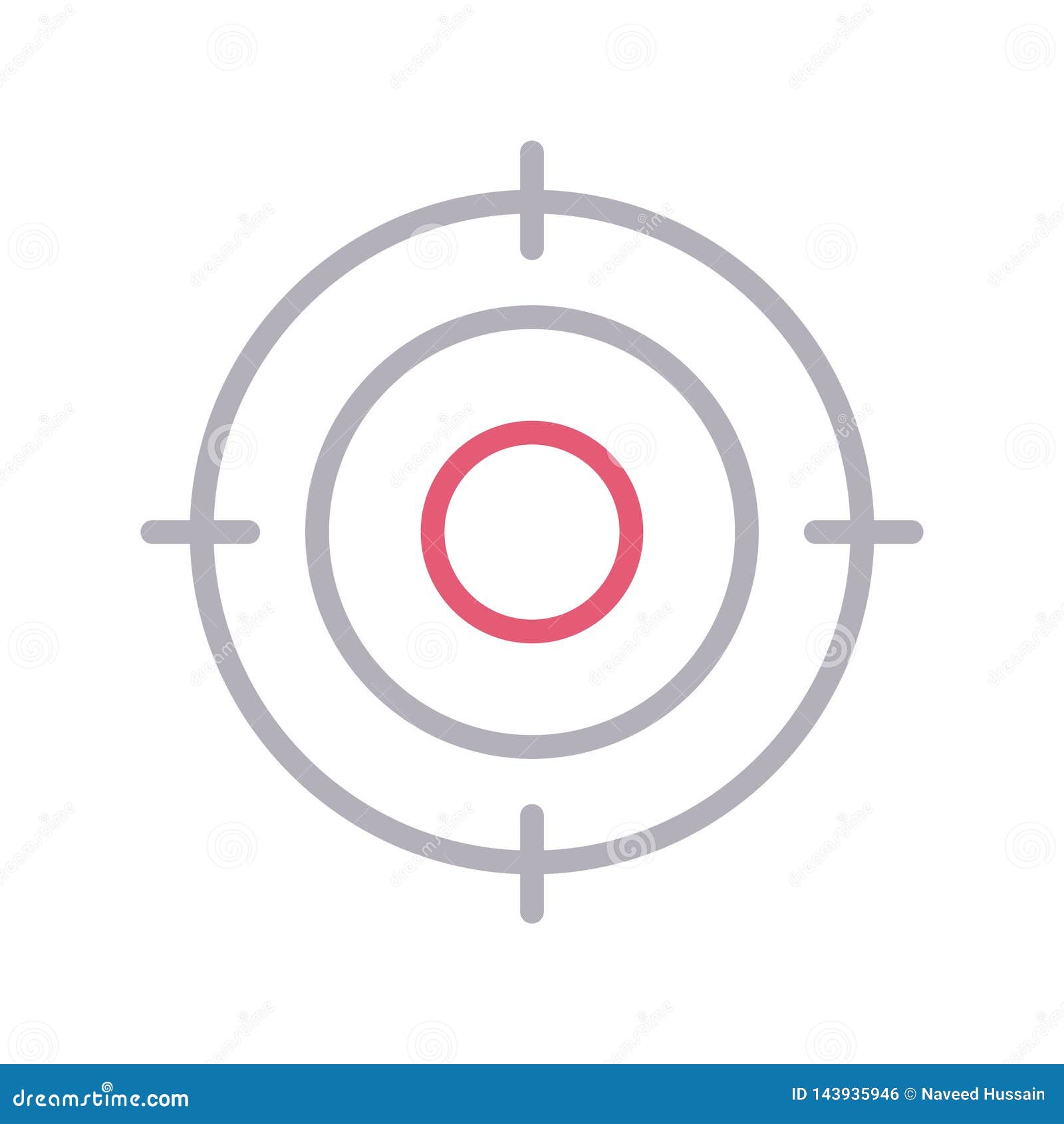 Focus Thin Color Lline Vector Icon Stock Vector - Illustration of frame ...