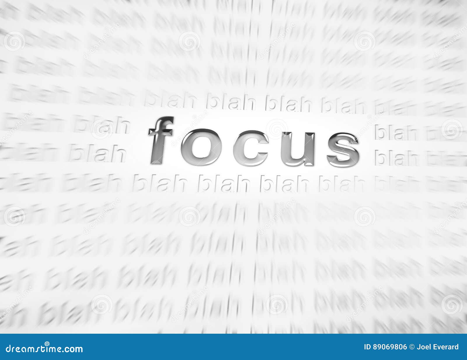 Focus in the workplace stock illustration. Illustration of motivational ...