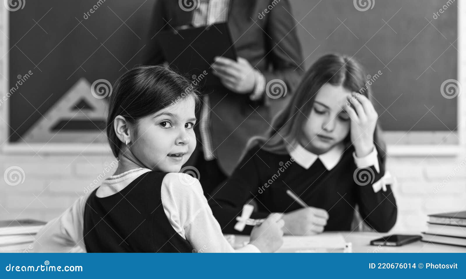 Focused and Concentrated Students. Control Process. Testing Students ...