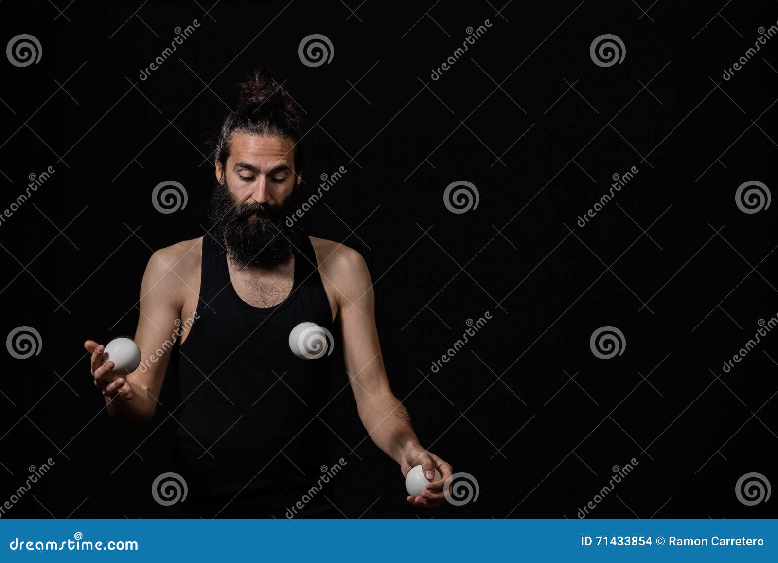Focused Juggler at the Circus Stock Photo - Image of circus, hipster ...